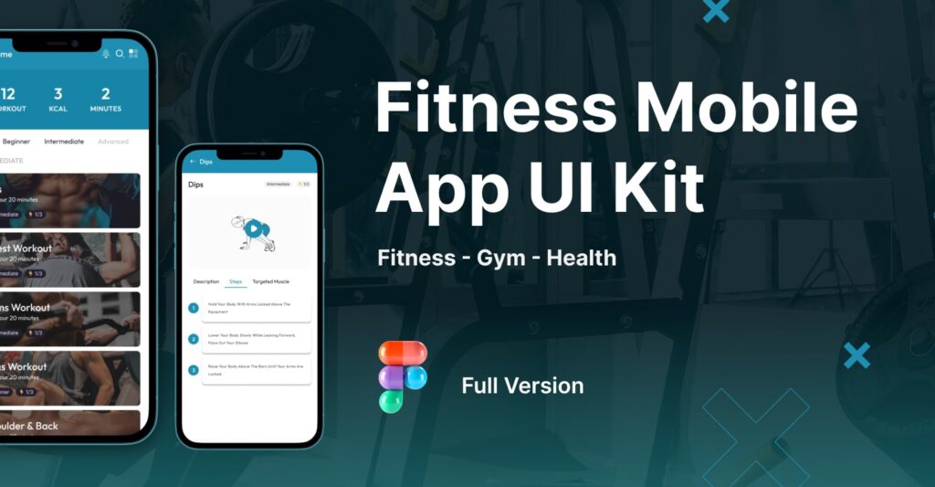 Fitness App UI Kit for Figma | Design Resources